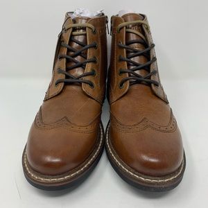 Crevo | Shoes | New Crevo Tristen Chestnut Leather Wingtip Boot | Poshmark